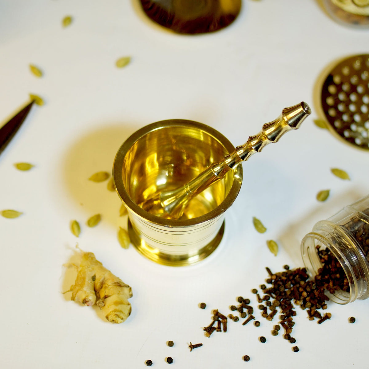 Brass Beetle Khalbatta - Traditional Imam Dasta