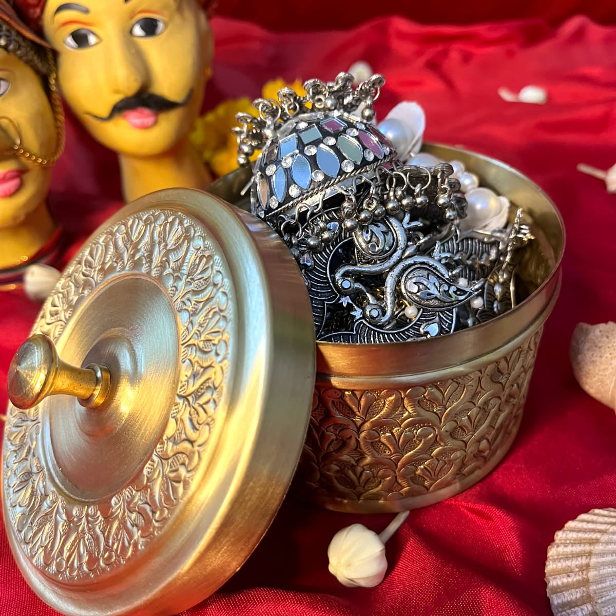 Antique Brass Jewelry Box – Brass Globe