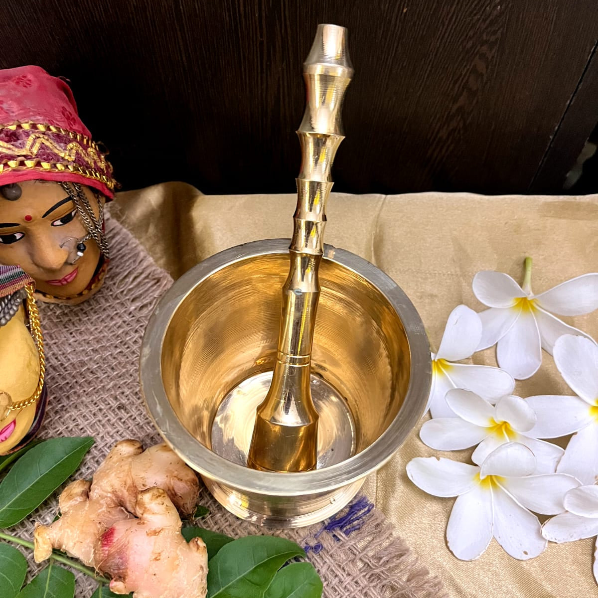 Brass Beetle Khalbatta - Traditional Imam Dasta – Brass Globe