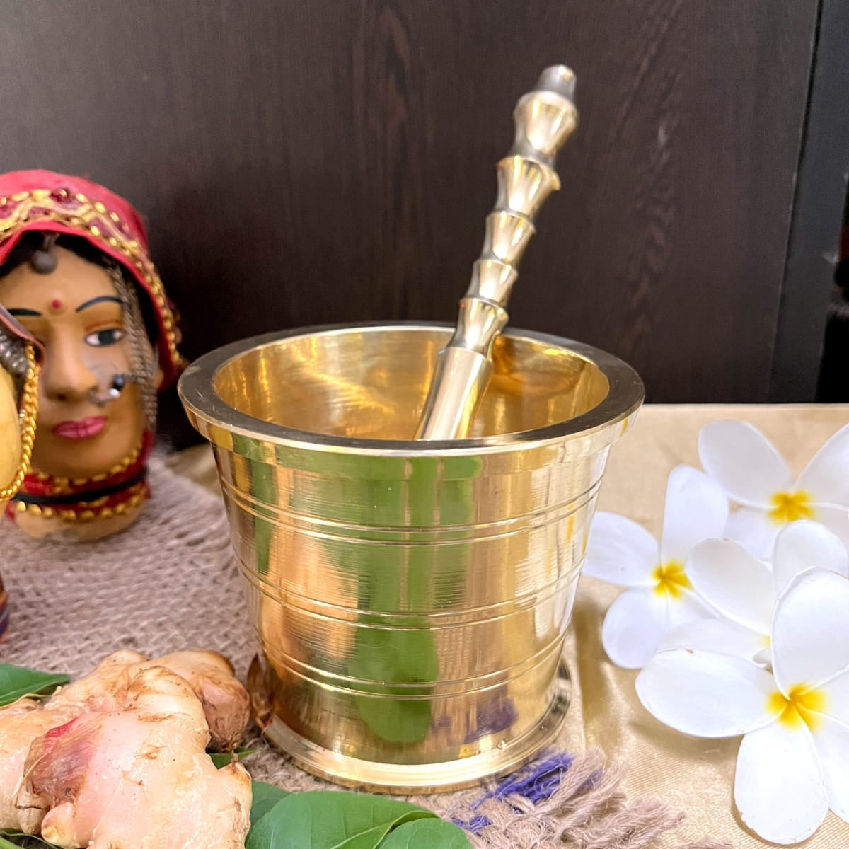 Brass Beetle Khalbatta - Traditional Imam Dasta – Brass Globe