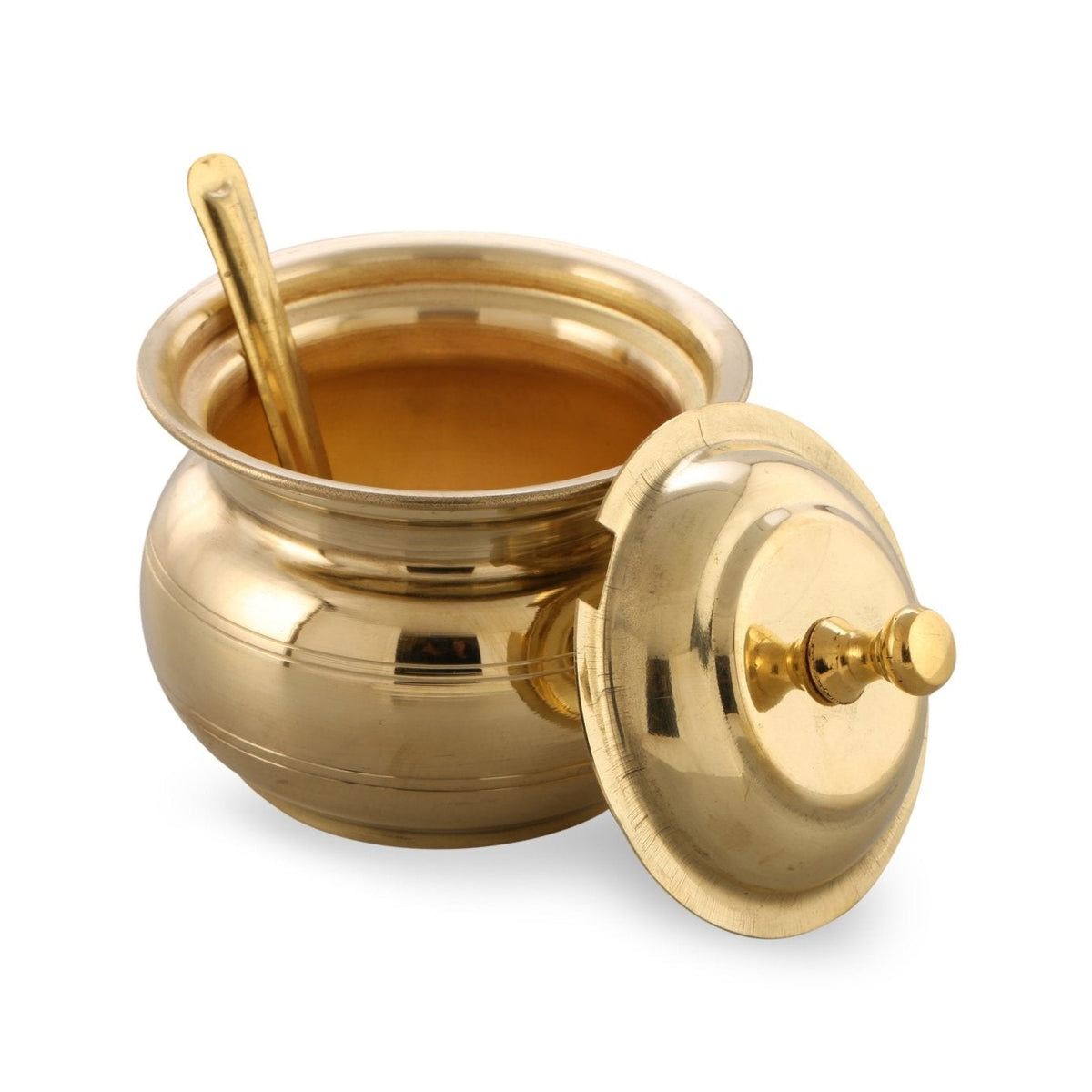 Brass Ghee Pot - Traditional Kitchen Essential – Brass Globe