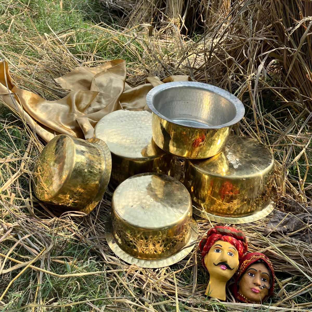 Brass Patila / Bhagona with Tin Coating – Brass Globe