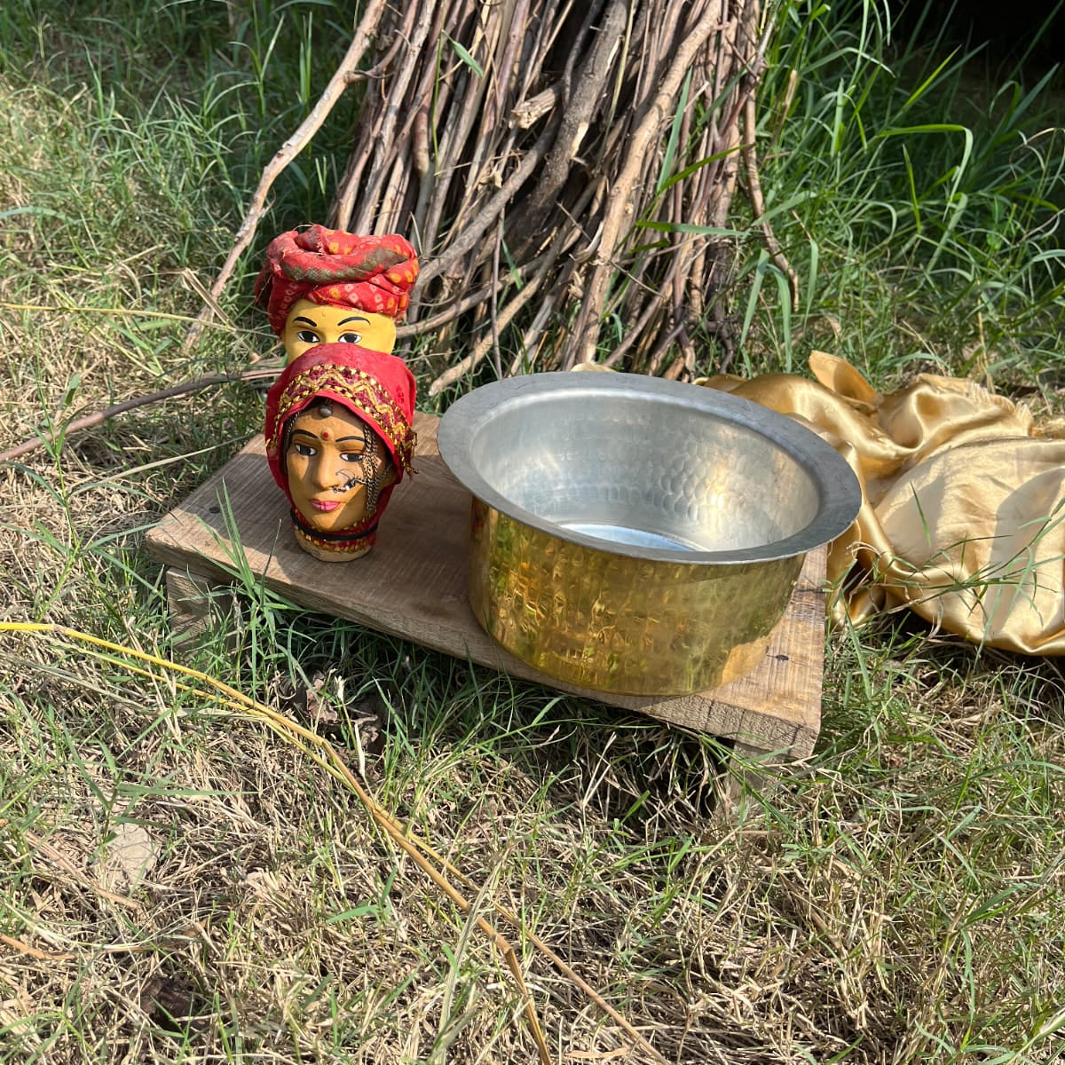 Brass Patila / Bhagona with Tin Coating – Brass Globe