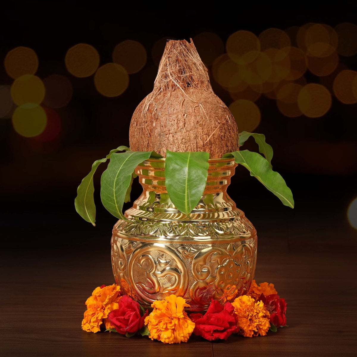 Brass Pooja Kalash: Traditional Pitcher for Worship – Brass Globe